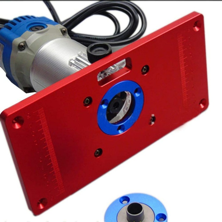 Alumínium Router Asztal Behelyezése Lemez W / 2 Router Inset Gyűrűk ...