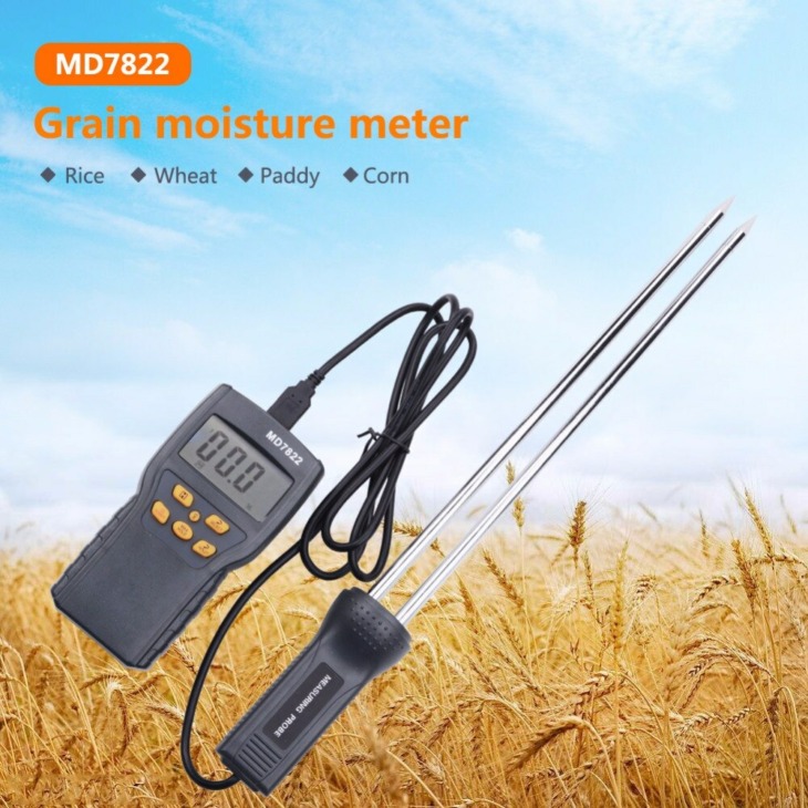 Md7822 Digital Grain Nedvességmérő Élelmiszer Hőmérő Páratartalom ...