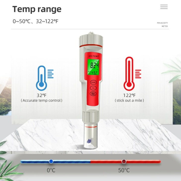 Többfunkciós Ph Professional Pen Type Ph-Mérő Vízminőség Tester ...