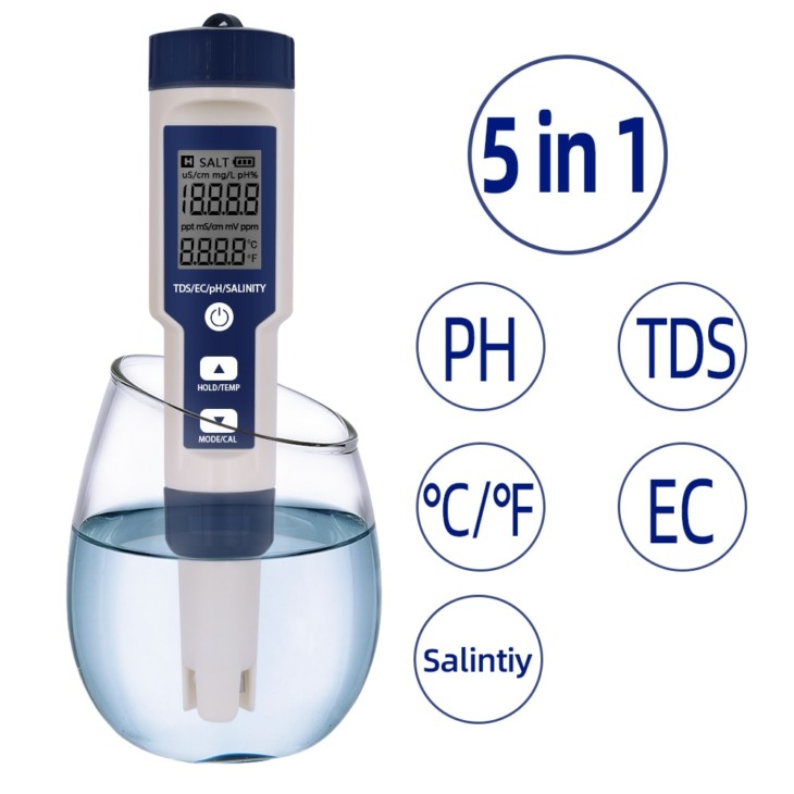 Többfunkciós Ph Professional Pen Type Ph-Mérő Vízminőség Tester ...
