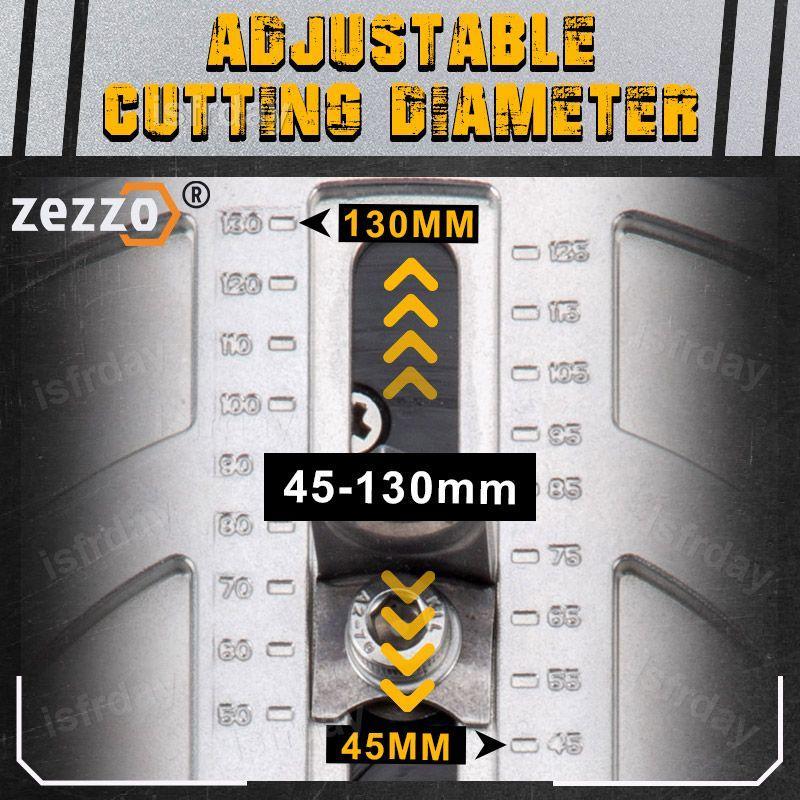 Zezzo® Állítható Ökölvívó Saw E901 Faipari Hole Driller Elektromos Fúró ...