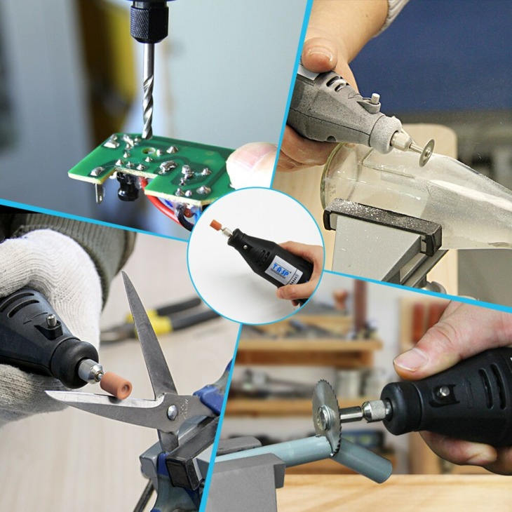 Tasp 220V 130W Elektromos Rotary Gravírozó Szerszám Készlet Dremel Mini Fúró Csiszoló Készlet ...
