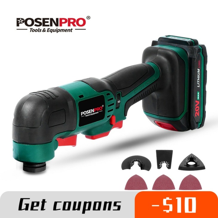 Posenpro Oszcilláló Multi-Tool 20V Akkumulátoros Szerszámgépek Otthoni ...