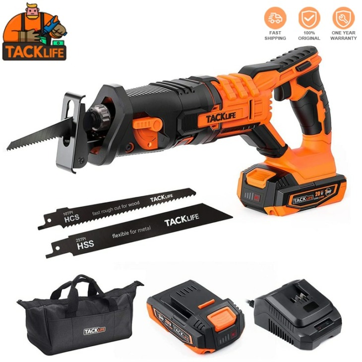 Tacklife Res004 18V Vezeték Nélküli Átkapcsoló Fűrész 20V 2A ...