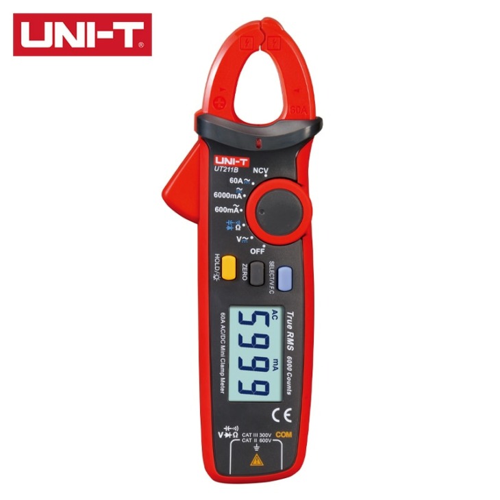 Uni-T Ut211B 60A Mini Clamper Meter True Rms Adatmegőrzés Lcd ...