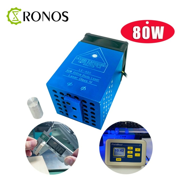 450Nm 80W Lézermodul, Fix Fókusz Ttl Modul, Lézer Gravírozó Fa ...