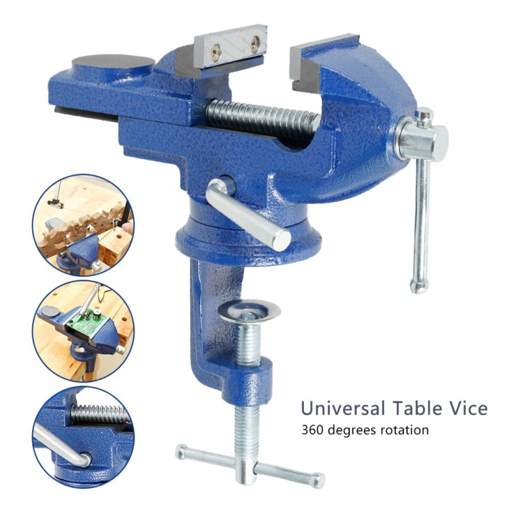 Bench Vise Jaw Szélesség 65Mm 360 Fokos Forgatható Öntöttvas Asztala ...