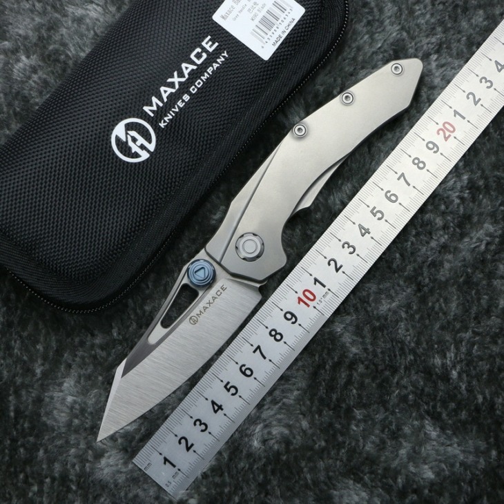 Maxace Babylon Összecsukh M390 Blade Titanium Handle Kültéri ...