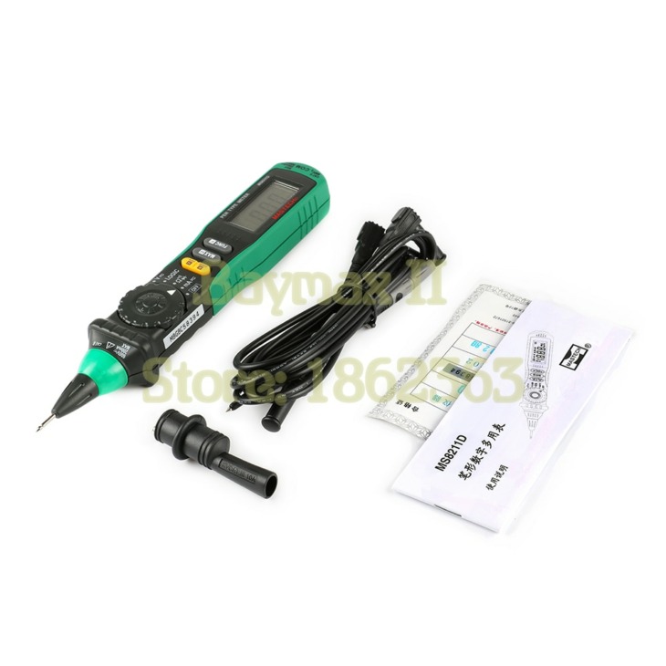 Mastech Ms8211D Pen Típusú Digitális Multiméter Kézi / Auto Tartomány ...