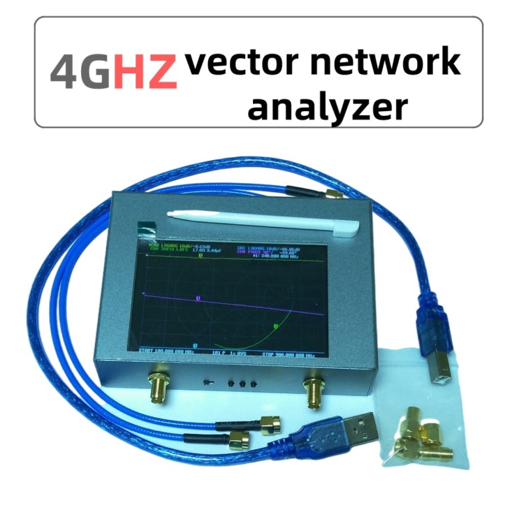 Eredeti Nanovna V2 Plus4 4 Inch 4Ghz Vector Network Analyzer 50Khz-4Ghz ...