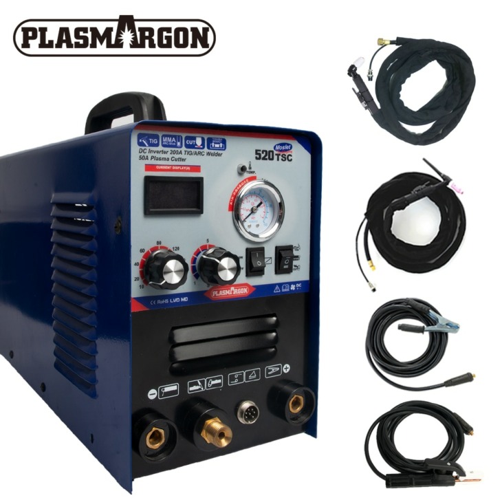 Plasma Cutter 3 Az 1-50A Cutter 200A Tig / Mma Többfunkciós Hegesztő ...