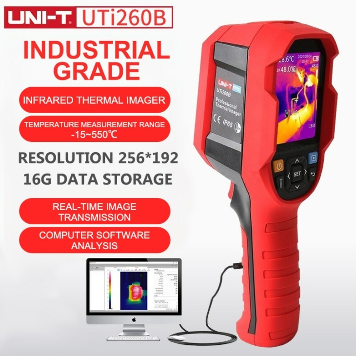 Uni-T Uti260B Infravörös Termikus Ipari Ipari Imaging Hd Camera -15 ...