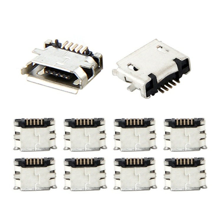 10Db Micro Usb Mk5P 5Pin Női Csatlakozó Mikro Usb Töltőcsatlakozó ...