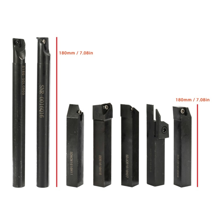 16Mm Szár 7Db Karbid Betét Csavarkulcs Diy Set Metal Steel Eszterga ...