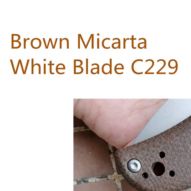 Jufule Made C229 Micarta / G10 Fogantyú Mark S30V Blade Golyóscsapágy ...