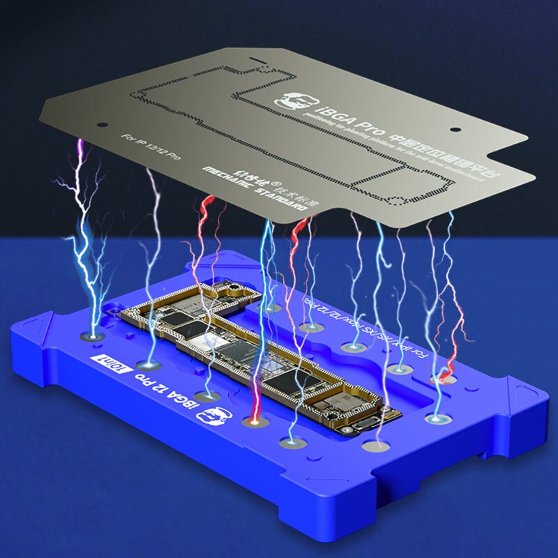 Mechanic Ibga 12 Pro 10 Az 1-Ben Bga Reballing Stencil Platform Iphone ...
