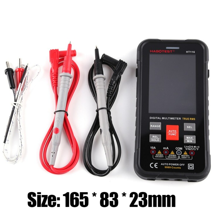 Új 9999 Digitális Multiméter Smart Auto Range 1000V 10A Tesztelőmérő ...