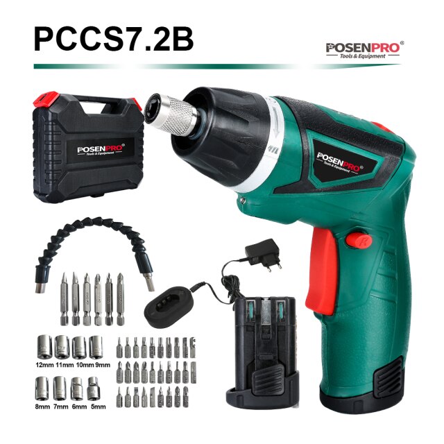 Posenpro Elektromos Akkus Csavarozó 7.2V 2Db Li-Ion Akkumulátor ...