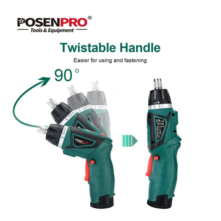 Posenpro Elektromos Akkus Csavarozó 7.2V 2Db Li-Ion Akkumulátor ...