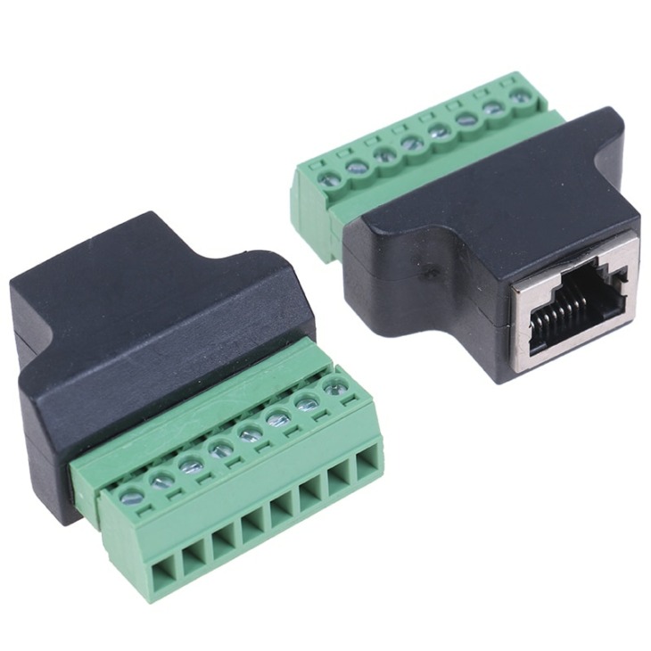 1Db High Quality Rj45 Csavaros Terminál Adapter Rj45 Aljzat 8 Tűs ...