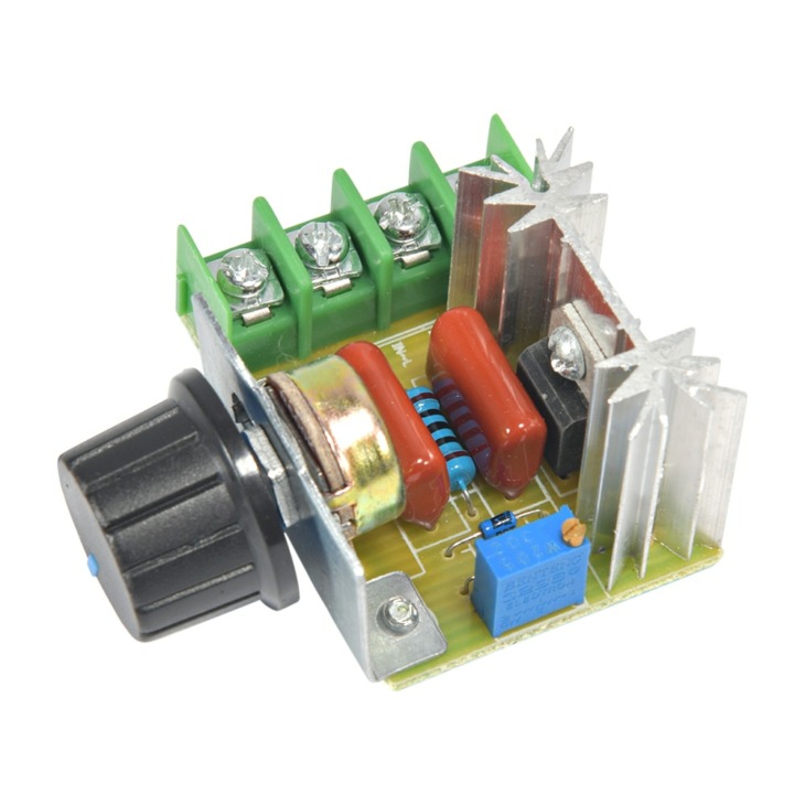 2000W Scr Feszültségszabályozók Dimmer, Ac 220V Motorsebességszabályozó ...