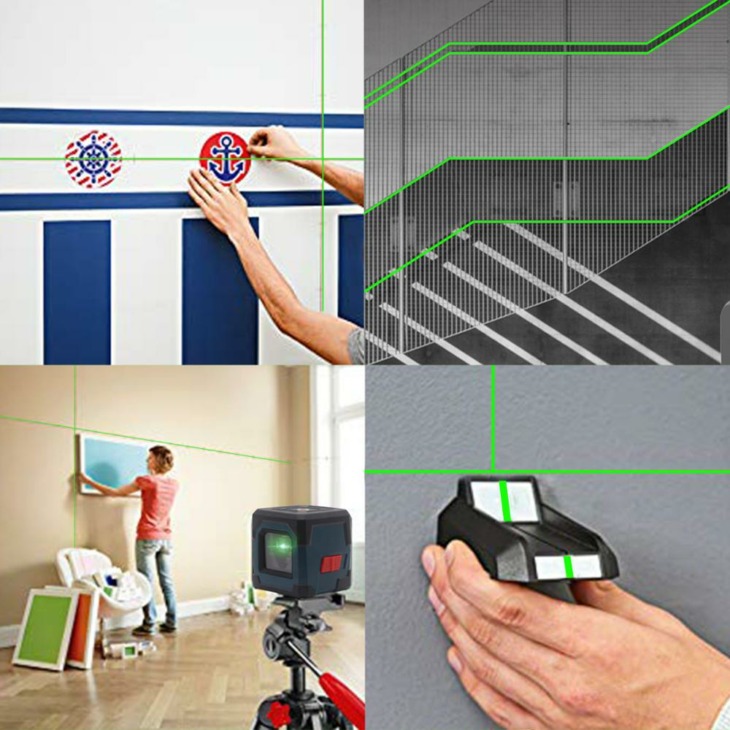 Hanmatek Lv1G Laser Level Zöld Kereszt Vonalas Lézer Mérési Tartomány ...