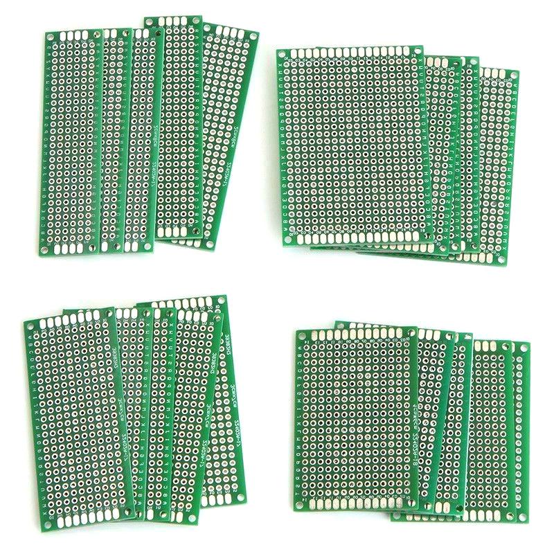 20Pcs / Tétel 5X7 4X6 3X7 2X8Cm Kétszemélyes Prototípus Diy Univerzális ...