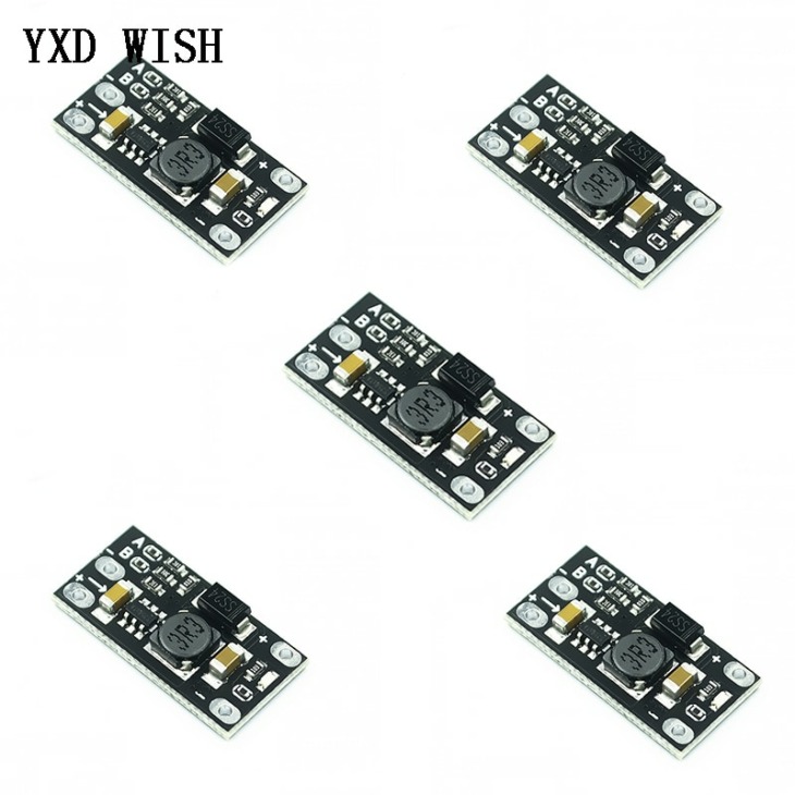 5Db Mini Dc-Dc Boost Step Up Converter 3V 3.2V 3.3V 3,3V 3,7V 5V 9V-12V ...