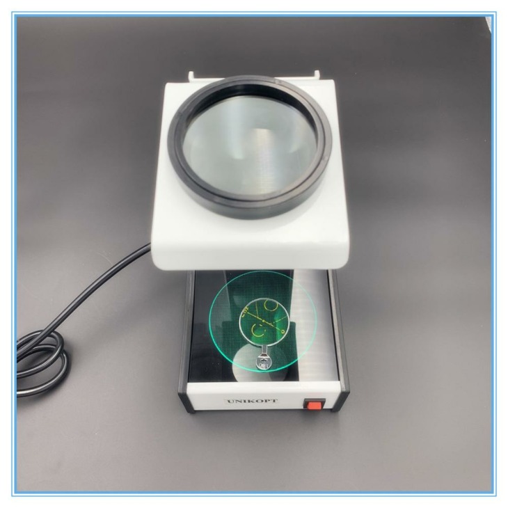 Cp-29B Multi Focal Progressive Lens Tester Mark Reader – FIXO.hu