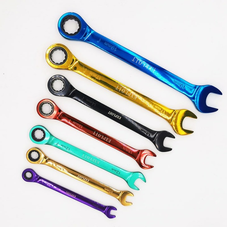 Ratchet Kombináció 7Db Színes Ratchet Csavarkulcs Készlet 8-19Mm ...