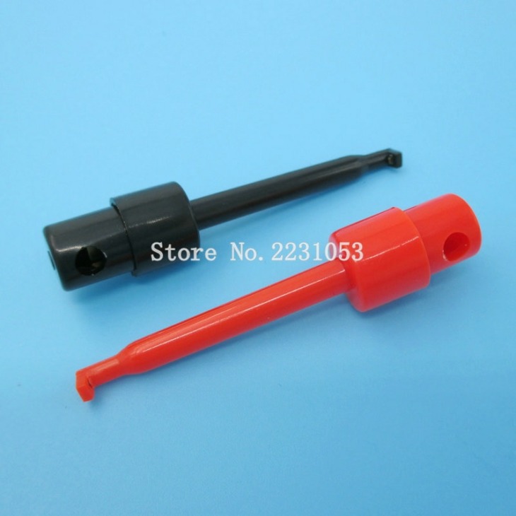 10Db / Lot 5.8Cm Multiméter Vezetéket Kit Test Hook Clip Lopók ...
