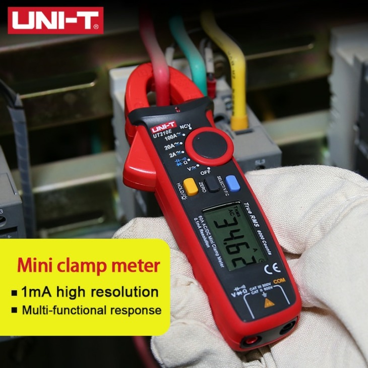 Uni-T Uni T Mini Clamper Ut210E Digital True Rms Ac / Dc ...