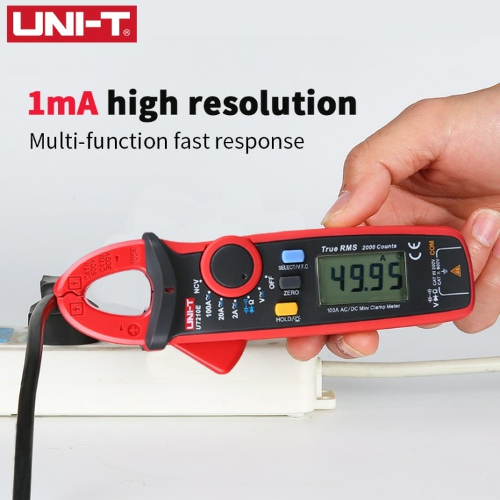 Uni-T Uni T Mini Clamper Ut210E Digital True Rms Ac / Dc ...