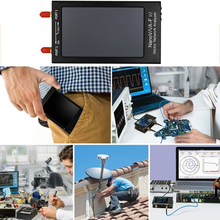 4,3 Hüvelykes Ips Lcd Kijelző Nanovna-F V2 Vector Network Analyzer S-A-A-2 Antenna Analizátor ...