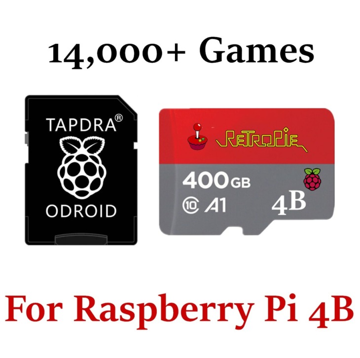 400Gb Retropie 4.6 Emulációs Állomás Sd Kártya – A Raspberry Pi 4, 3D Boxart, Video Előnézetek ...
