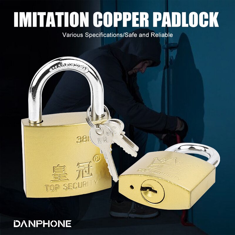 Danphone 25/32 / 38Mm Réz Zár Tartalmazza 3 Keys Bőrönd Mini Lakat Lakat Tároló Szekrények – FIXO.hu