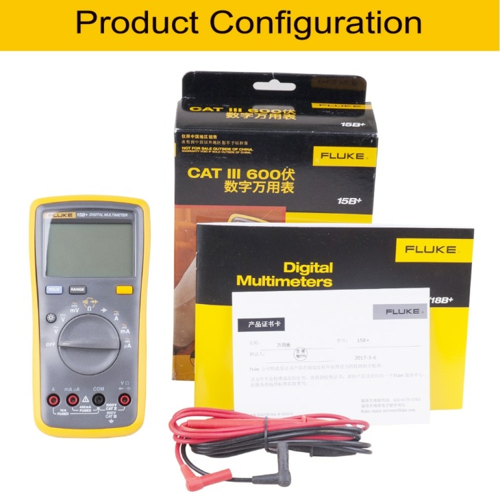 Fluke 15B Plus Auto Range Digitális Multiméter Probe Meter De – FIXO.hu