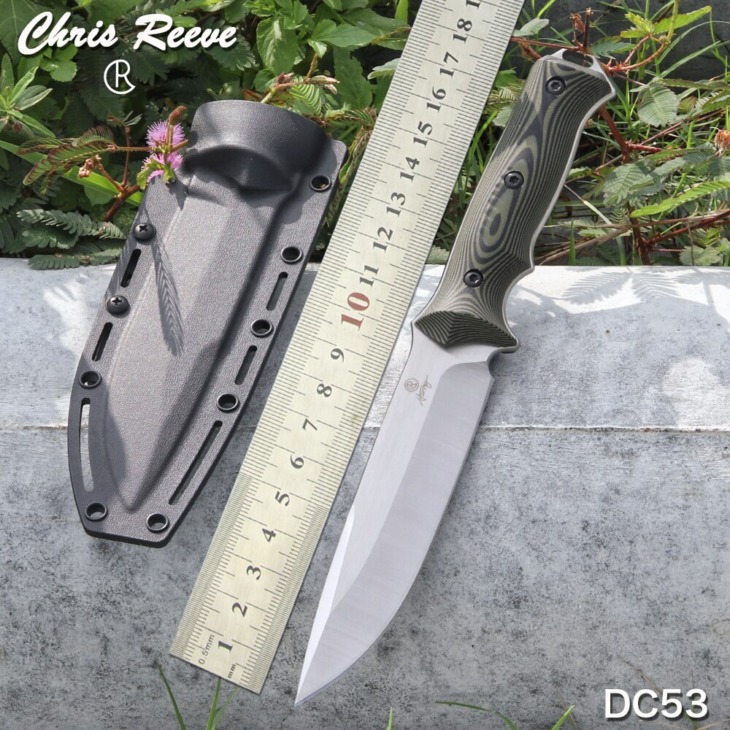 Chris Reeve Vadászkés G10 Fogantyú Dc53 Acél Rögzített Penge Taktikai Kés K-Hüvely Túlélési ...