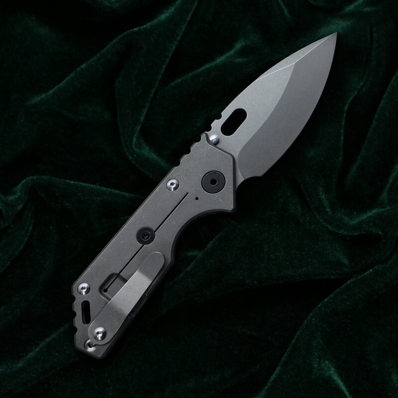 Zöld Thorn 75Ar Összecsukh Titanium Handle D2 Penge Kültéri Hunting ...
