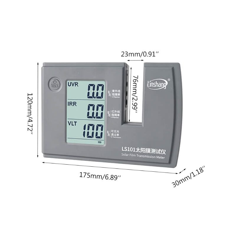 Ls101 Solar Film Váltó Meter Ultraibolya Infravörös Elutasítási Arány ...