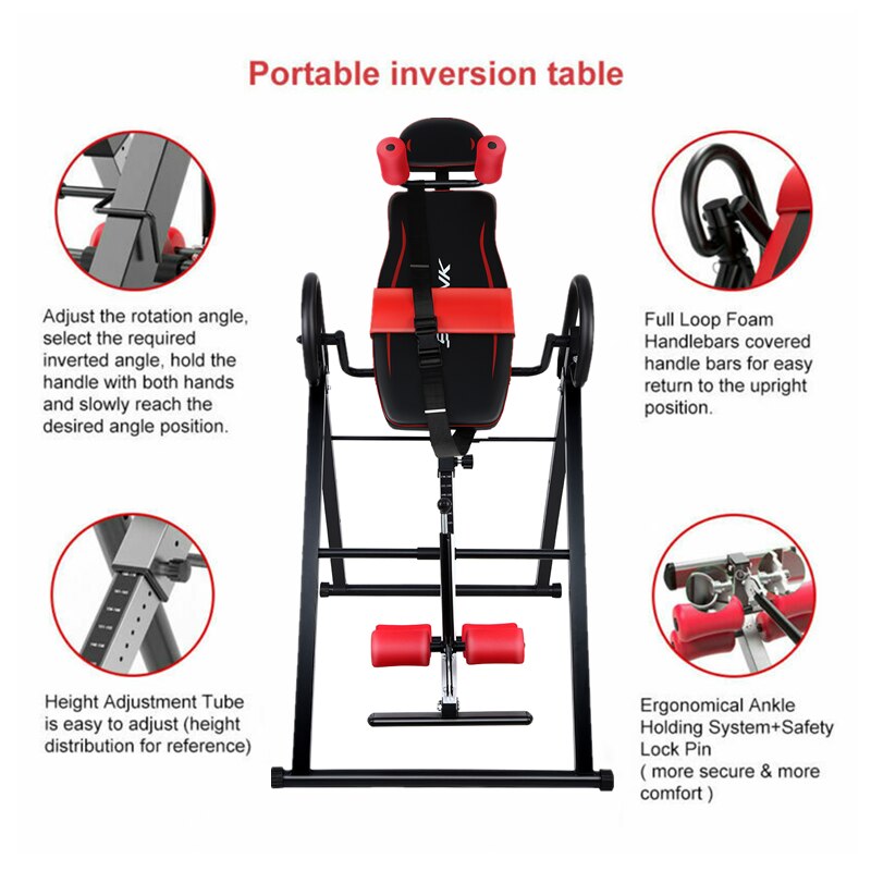Yonntech Heavy Duty Gravity Inversion Table Vissza Fájdalomkezelési ...