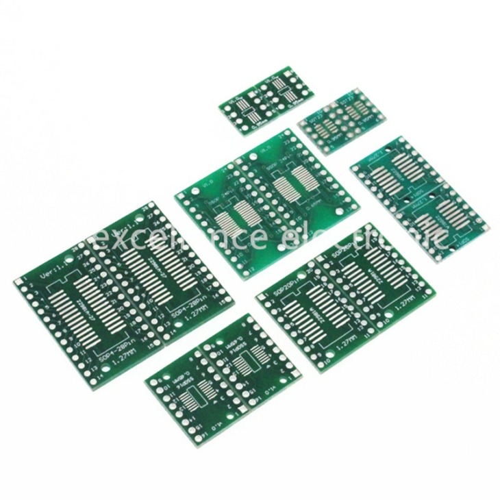 35Db = 7Value * 5Db Pcb Tábla Készlet Smd A Sop Sop Ssop Tssop 8 10 14 ...