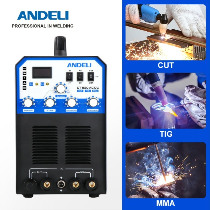 Andeli Ct-520 Acdc Multi-Function Ac / Dc Awi Hegesztő Awi Mma Arc Cut ...