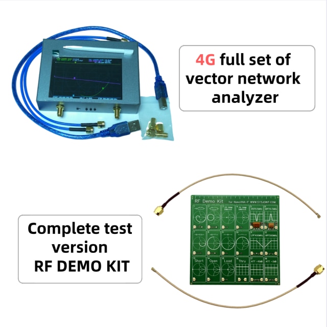 Eredeti Nanovna V2 Plus4 4 Inch 4Ghz Vector Network Analyzer 50Khz-4Ghz ...