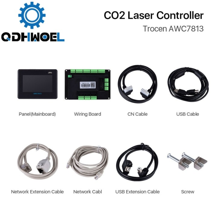 Trocen Awc7813 Érintőképernyős Co2 Lézeres Vezérlő Co2 Lézeres ...