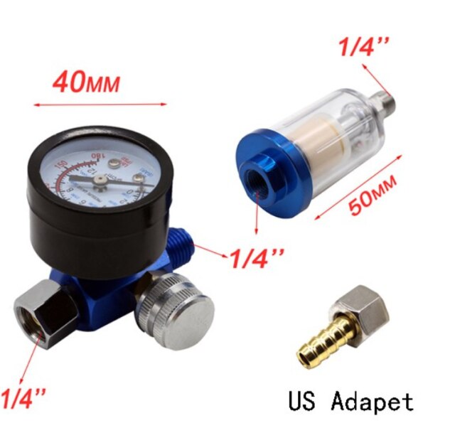 Hvlp Szórópisztoly Festék Air Szabályozó Os Szűrőn Pneumatikus Gun Oil ...
