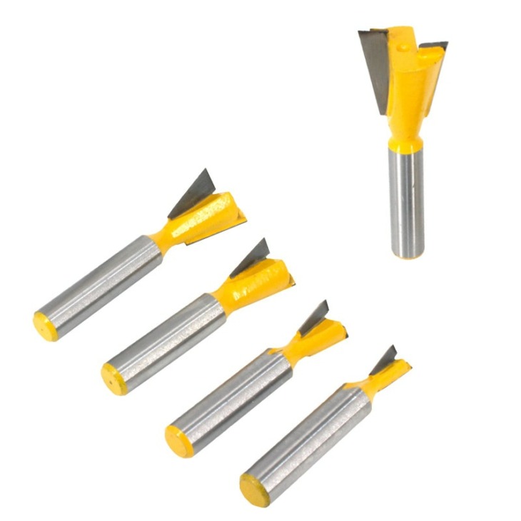 La Vie 5Pcs 8Mm Shank Dovetail Között Router Bits Set 14 Fokos ...