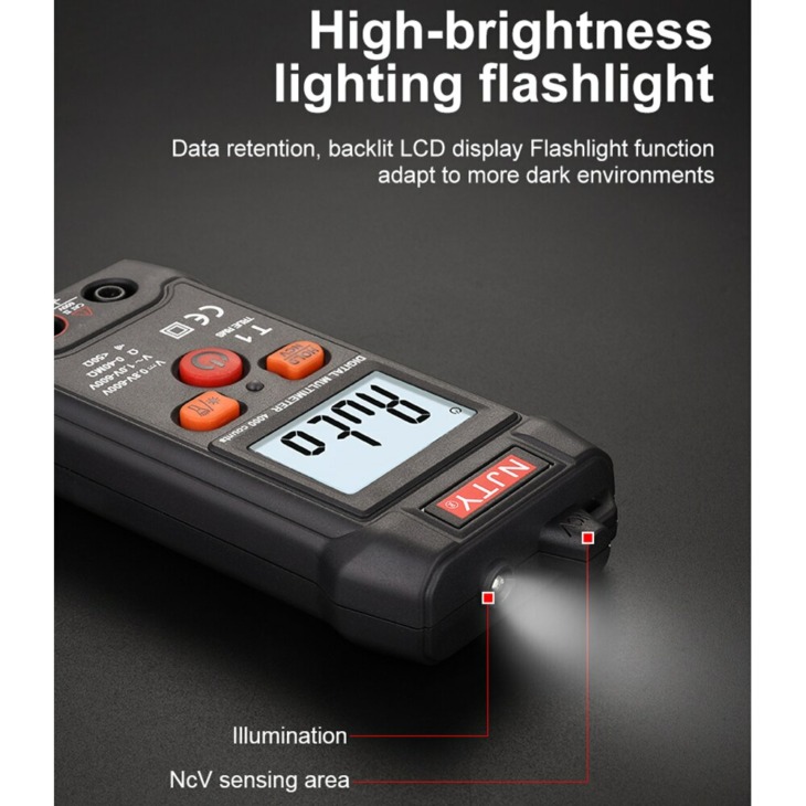 Njty T1 Pocket Intelligens Mini Multiméter Digitális Automotive Tester ...