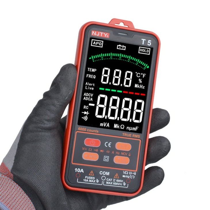 Njty T1 Pocket Intelligens Mini Multiméter Digitális Automotive Tester ...