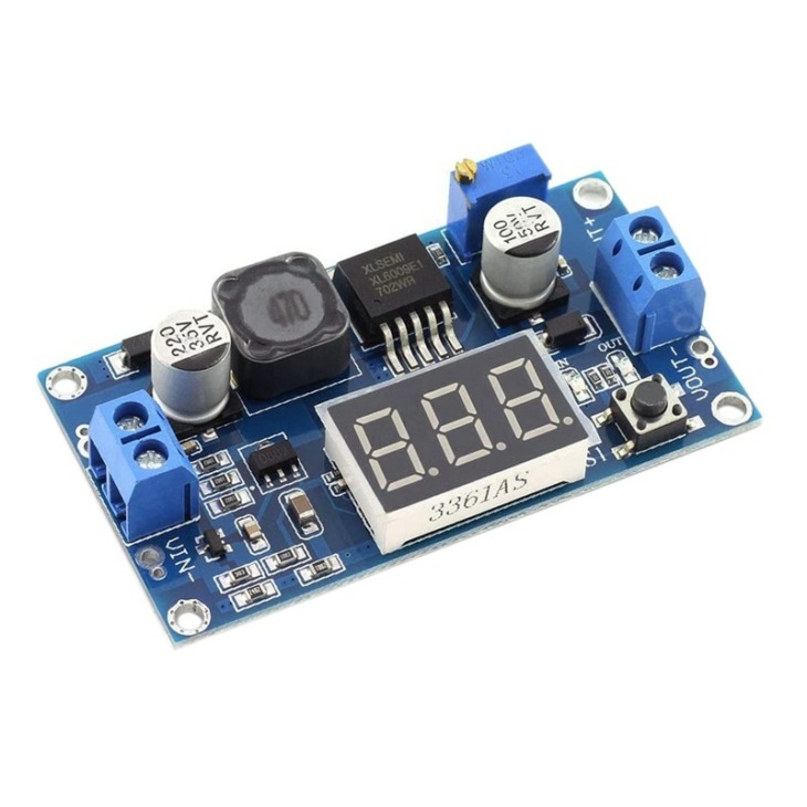 Xl6009 Booster Module Vovtmeter Dc-Dc 3V-32V-To 5V-35V 4A (Max) Állítható Step-Up Boost ...